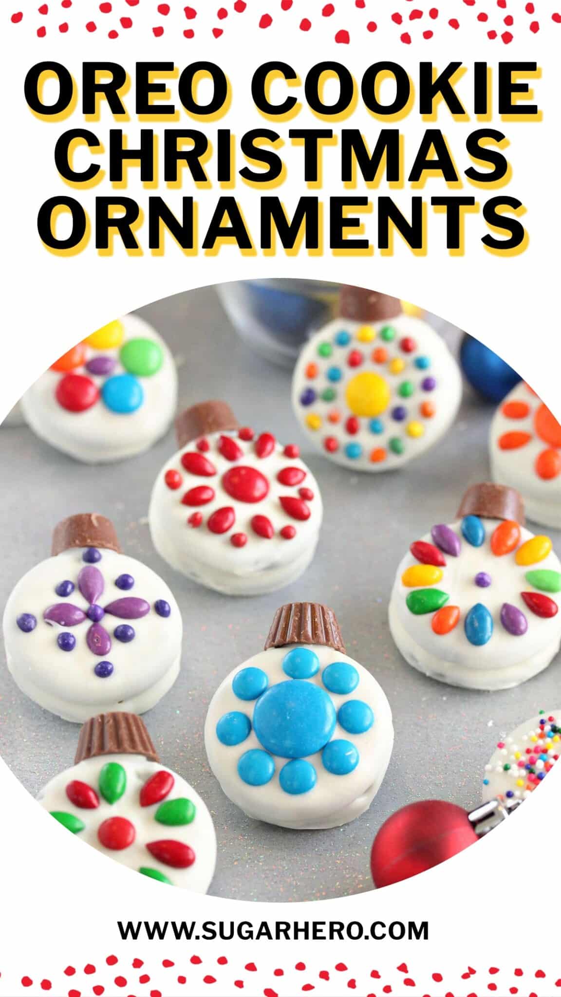 Oreo Cookie Christmas Ornaments - SugarHero