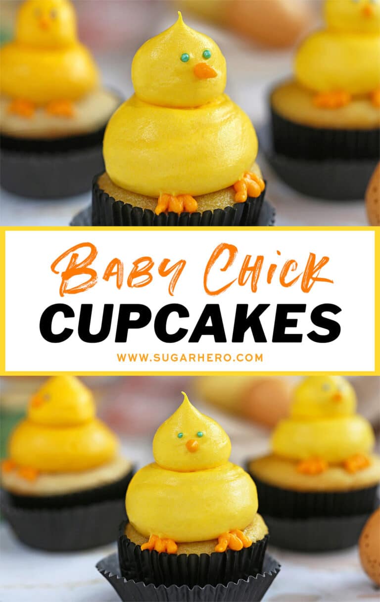 Easter Baby Chick Cupcakes - SugarHero