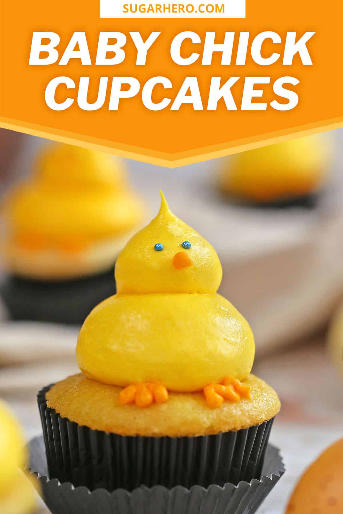 Baby Chick Cupcakes - SugarHero