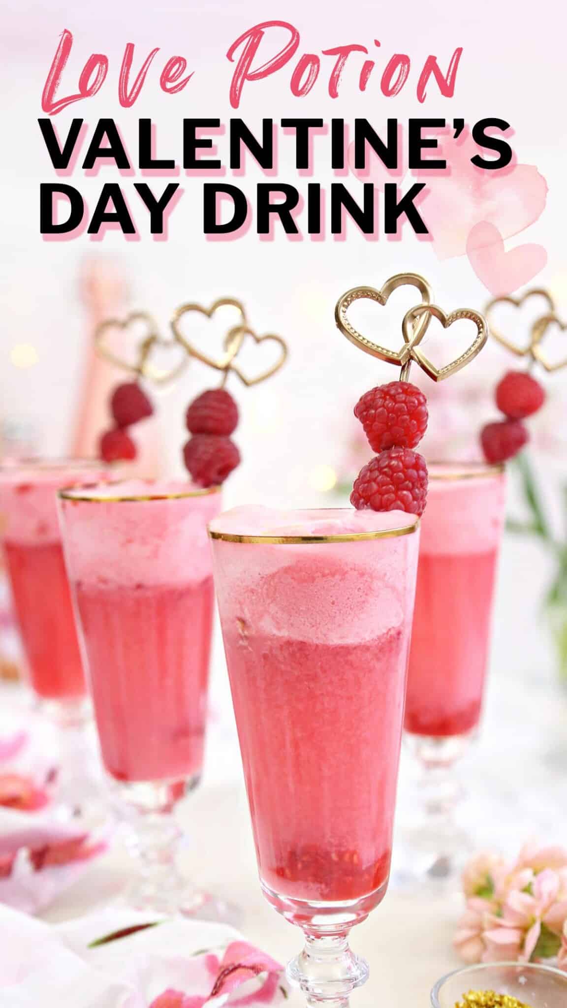 Love Potion Valentine's Day Drink - SugarHero