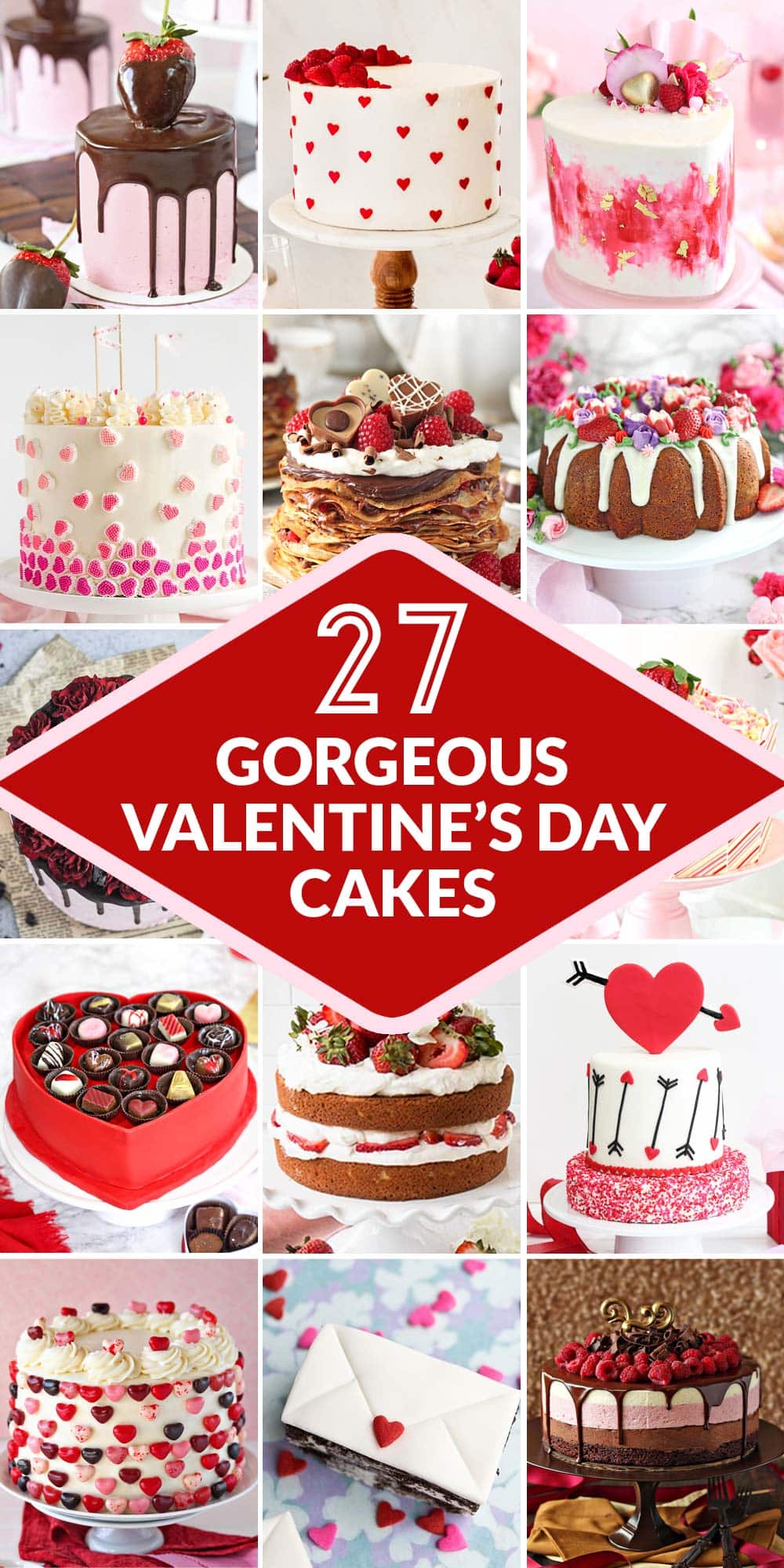 30 Romantic Valentine's Day Cake Recipes - SugarHero