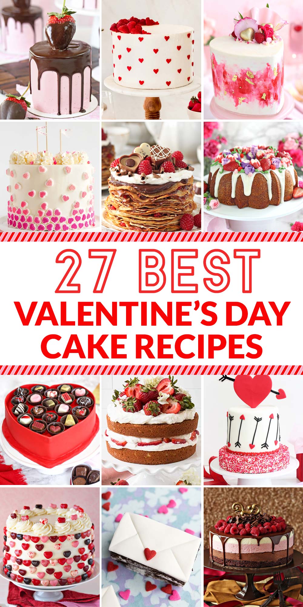 30 Romantic Valentine's Day Cake Recipes - SugarHero
