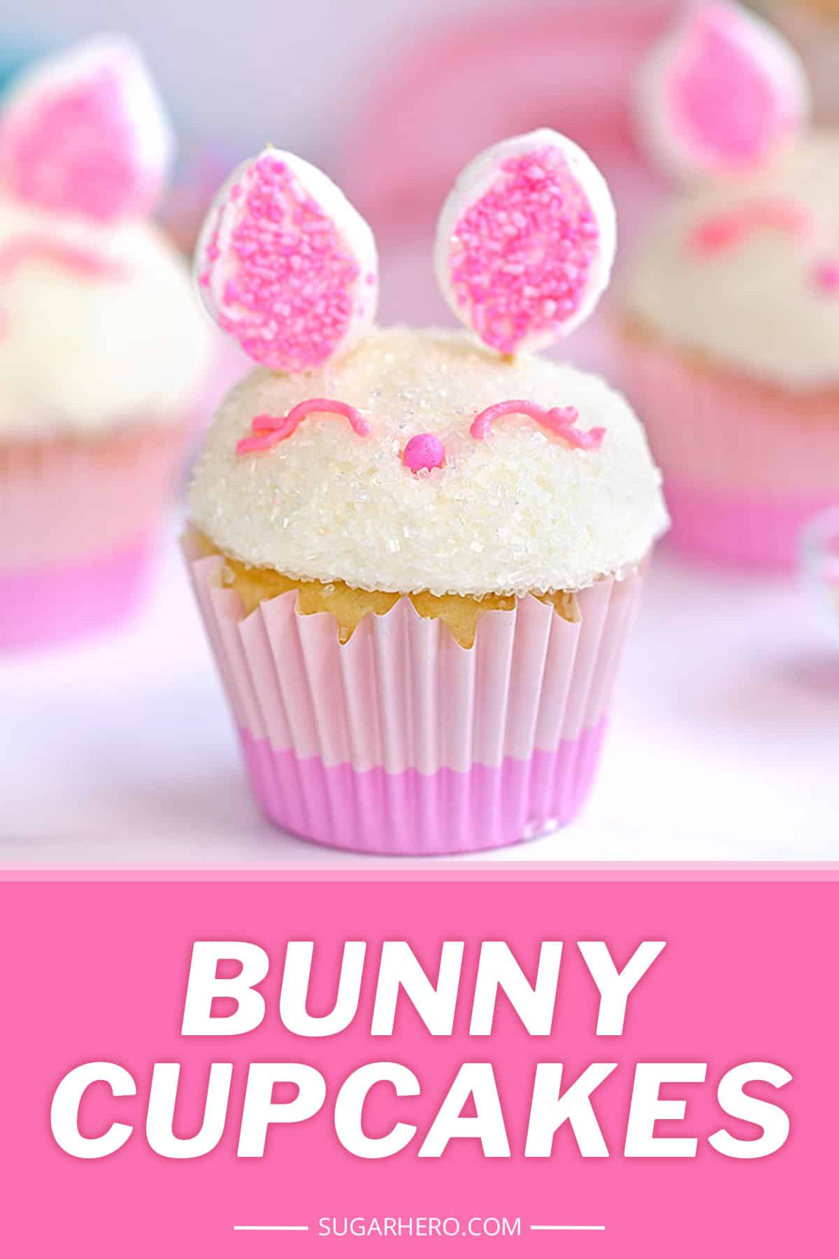 Easter Bunny Cupcakes - SugarHero
