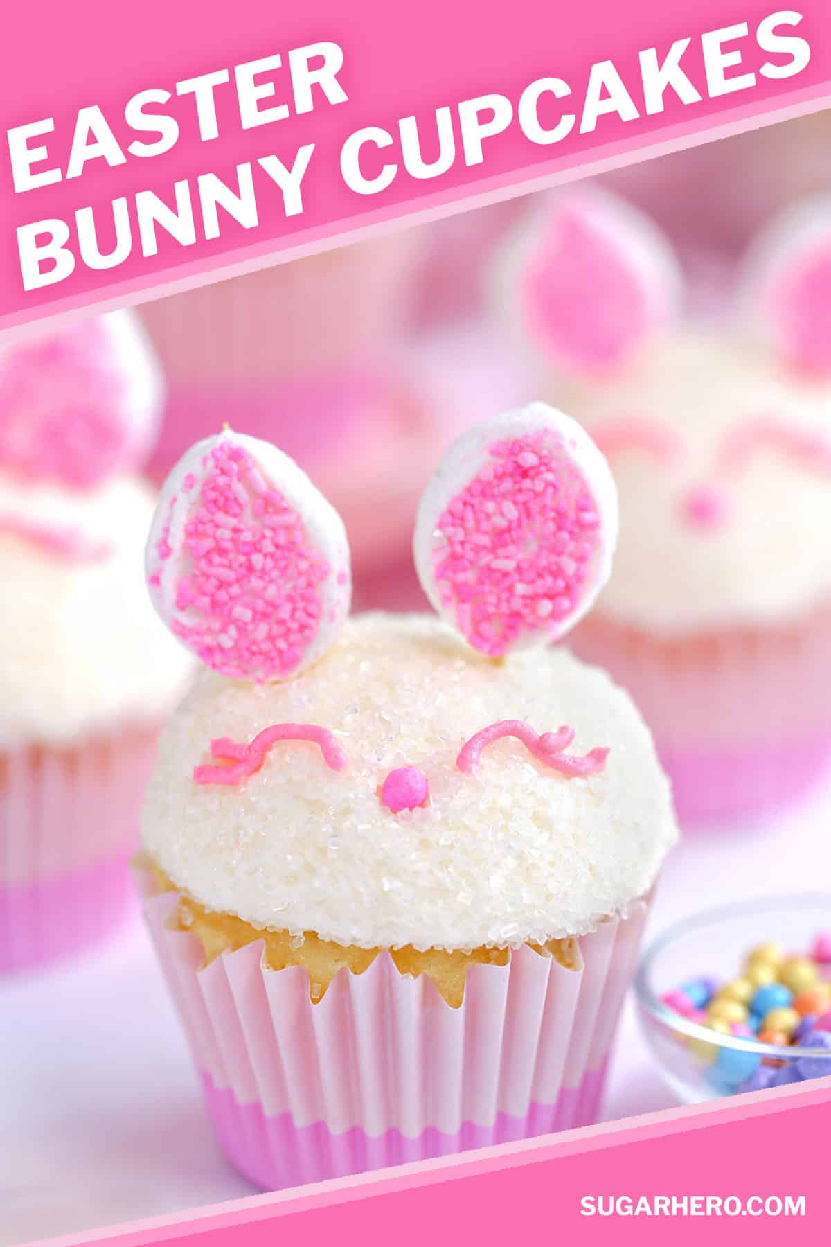 Easter Bunny Cupcakes - SugarHero