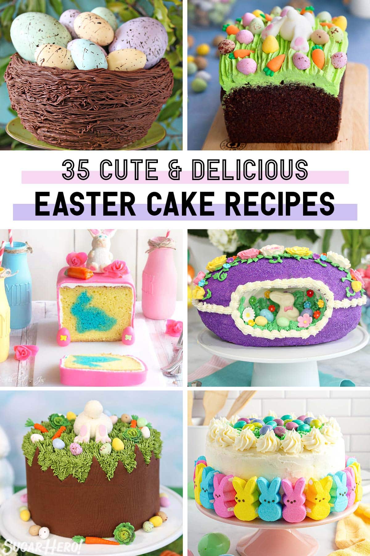 35 Adorable Easter Cake Recipes - SugarHero