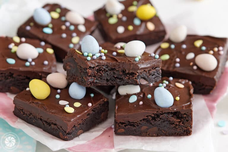 Easter Egg Brownies - SugarHero