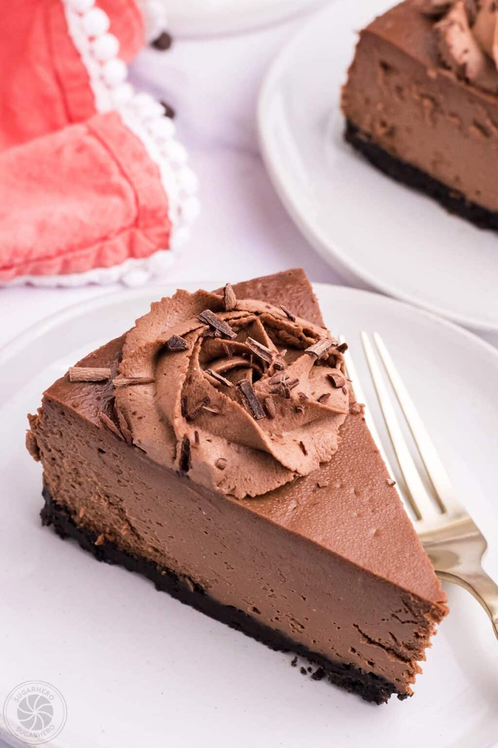 The Best Double Chocolate Cheesecake Recipe - SugarHero