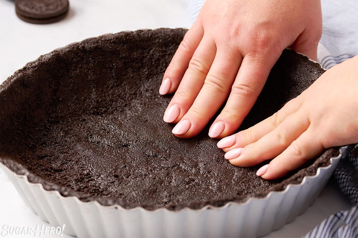 How Much Oreo Crust You Need For Any Pan - SugarHero