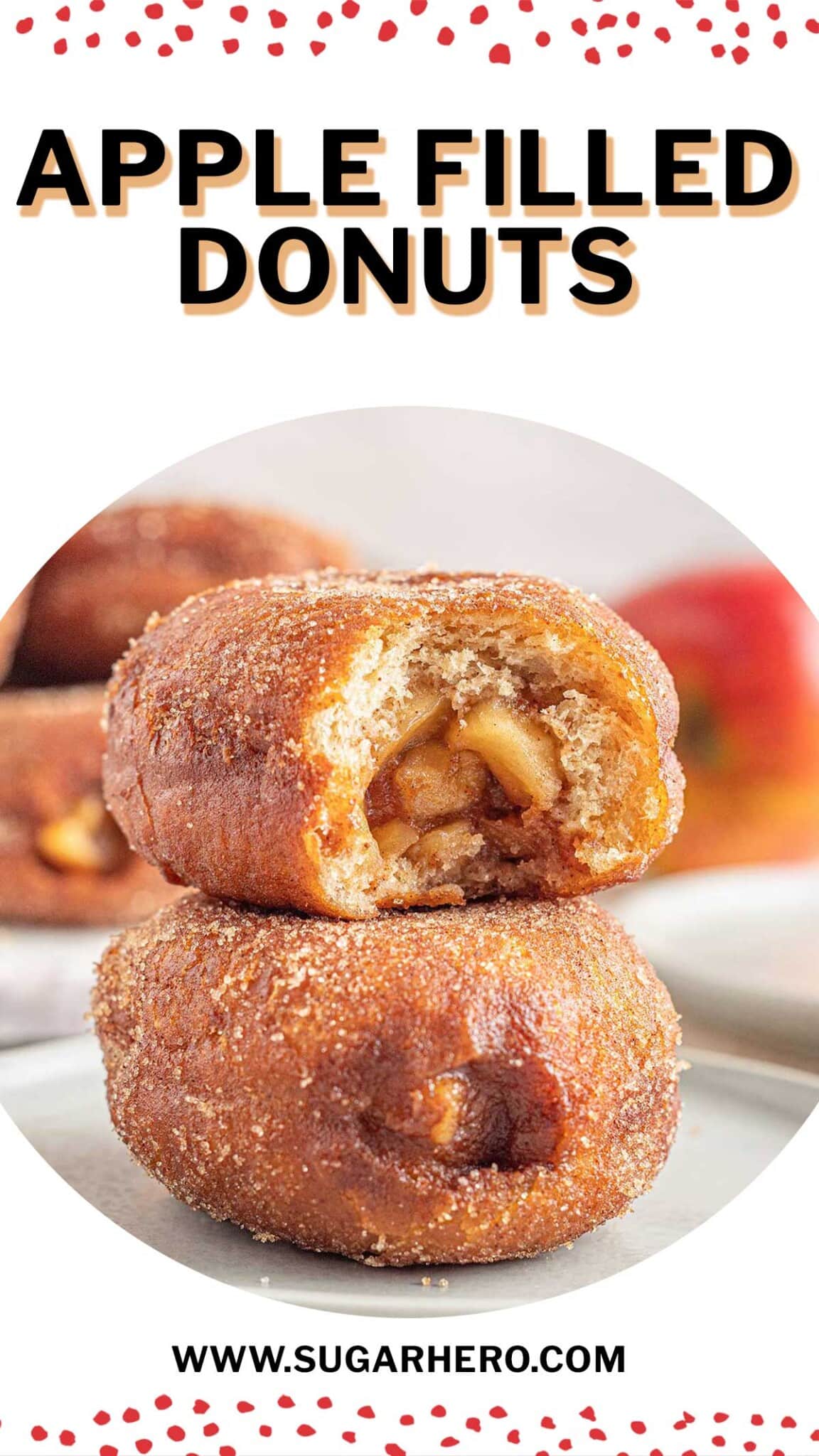 Apple Donut Recipe - SugarHero