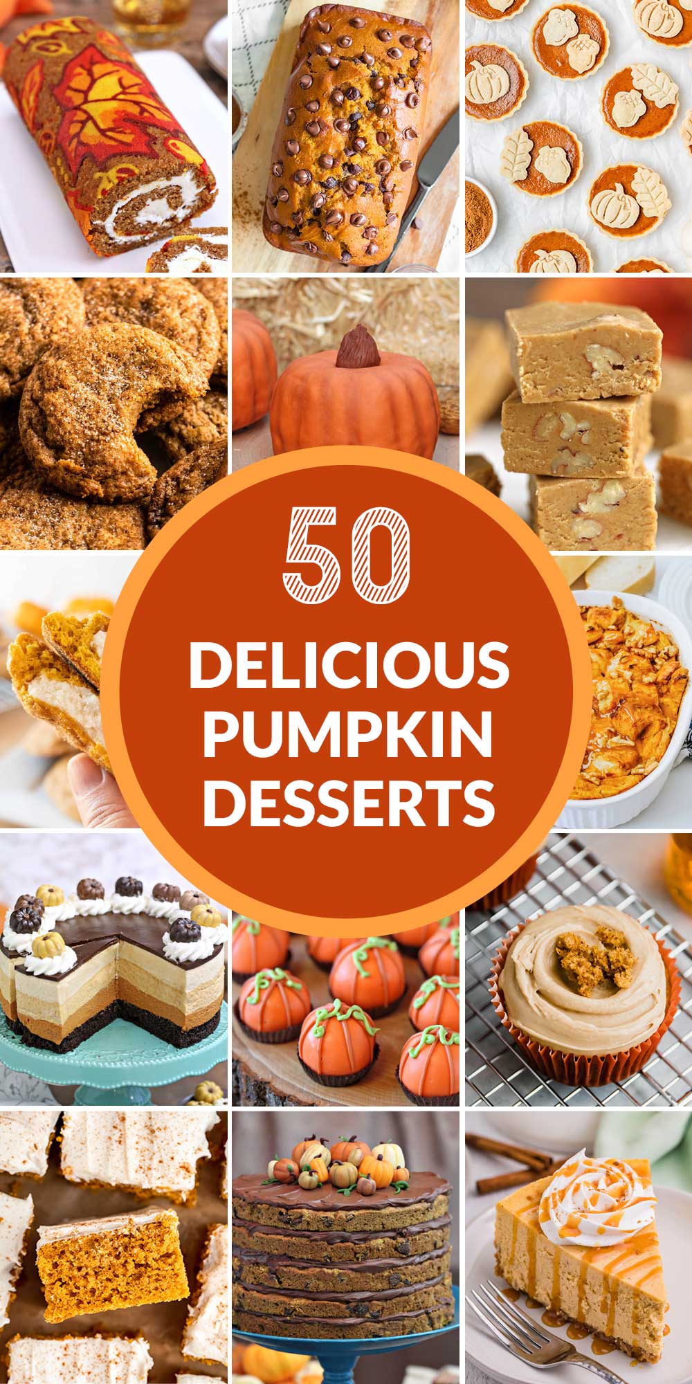 50 Fabulous Pumpkin Dessert Recipes to Make This Fall - SugarHero