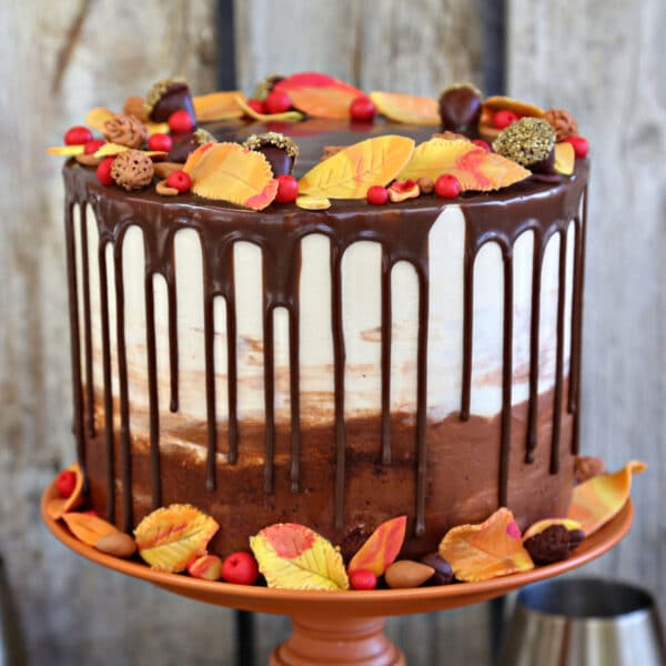 Brown Sugar Cranberry Cake with Brown Sugar Buttercream - SugarHero