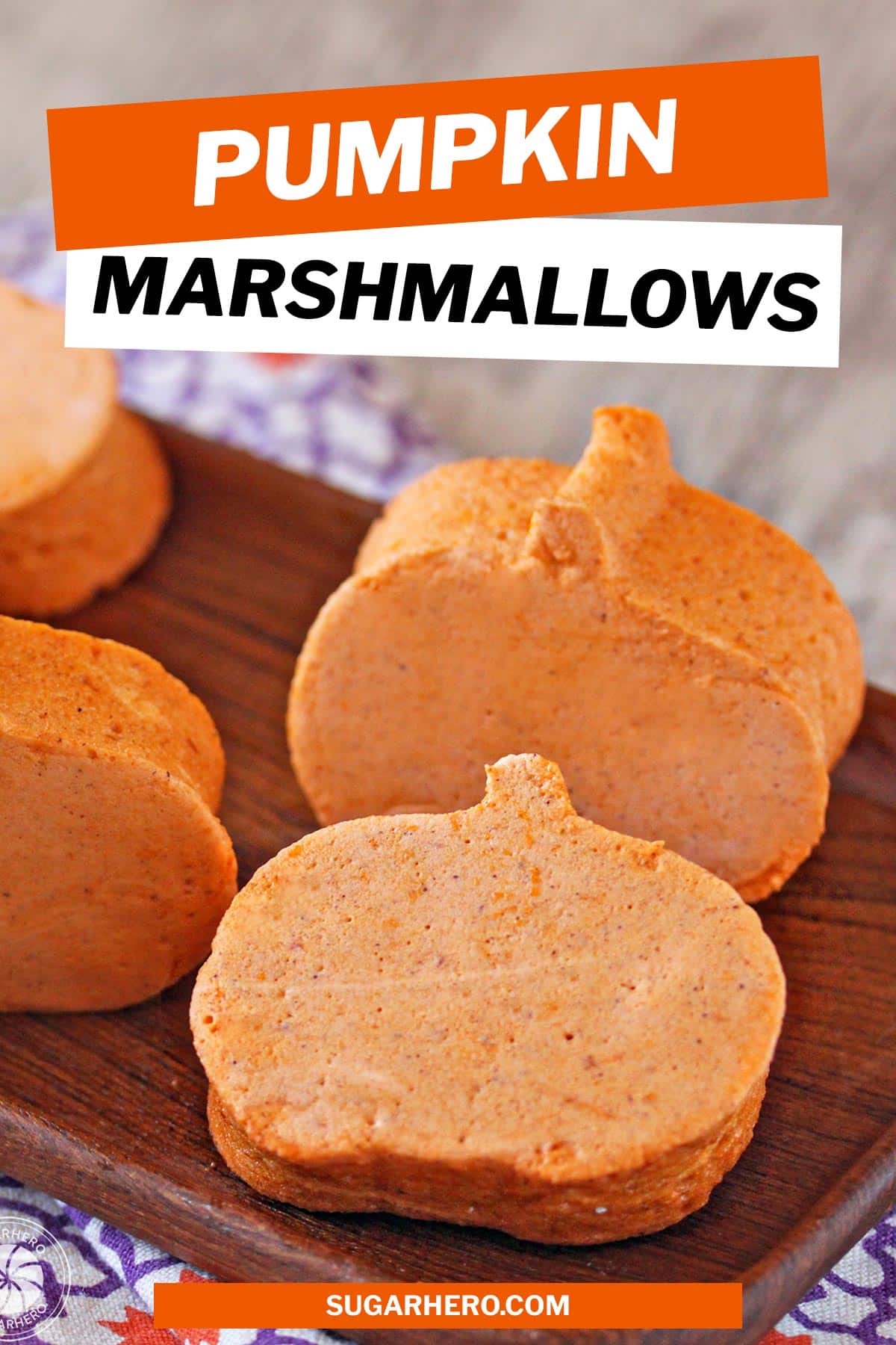 Pumpkin Marshmallows - SugarHero