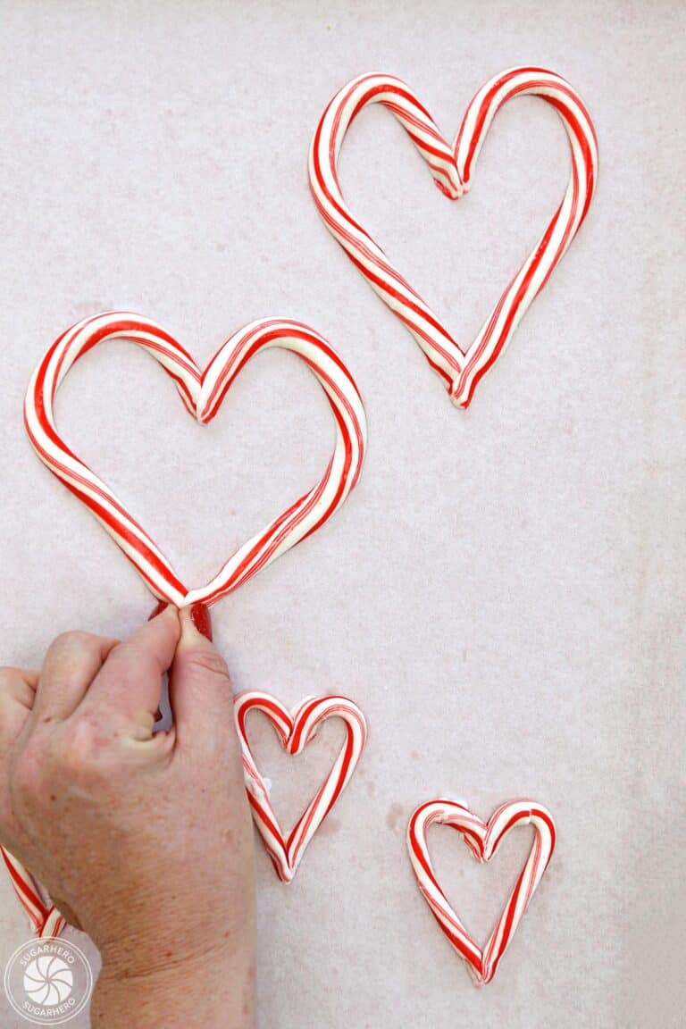Candy Cane Hearts - SugarHero