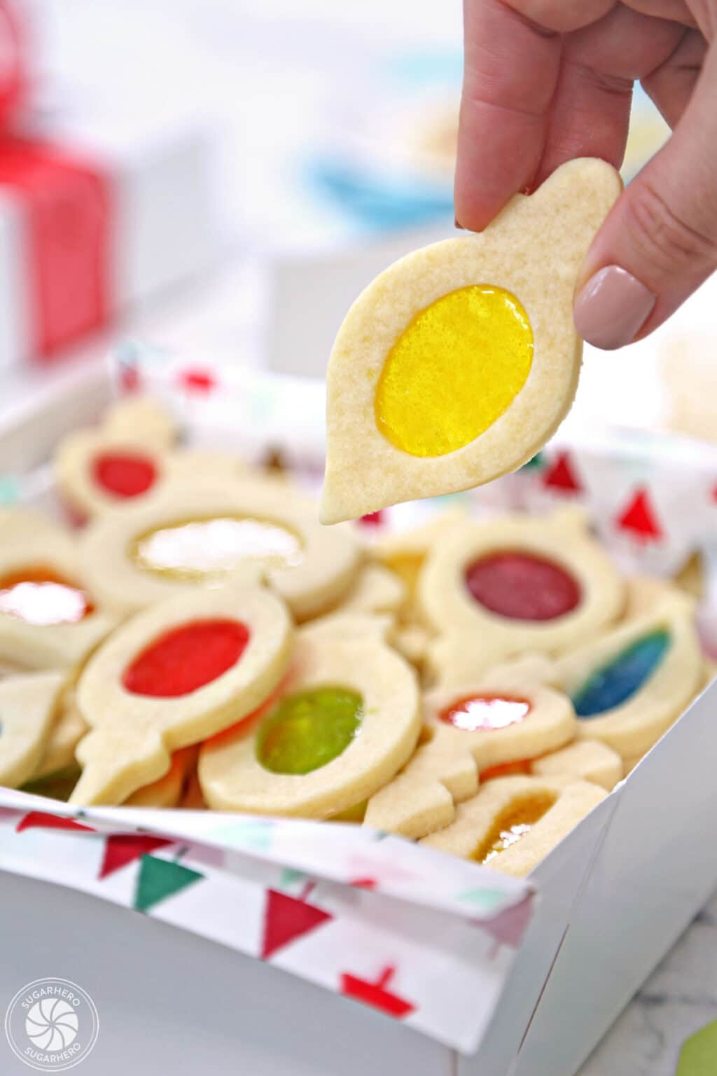Stained Glass Cookies - SugarHero