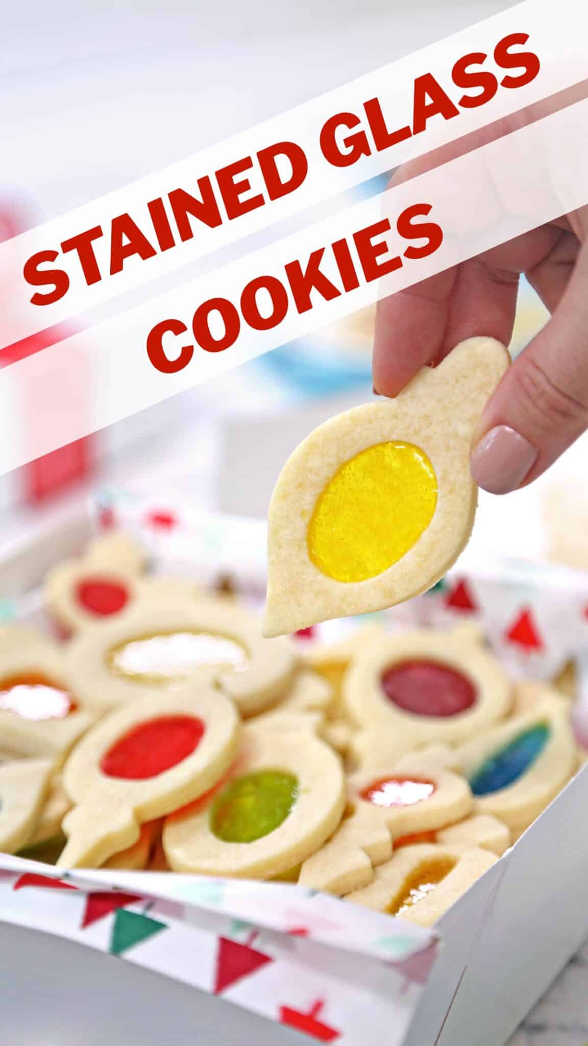 Stained Glass Cookies - SugarHero