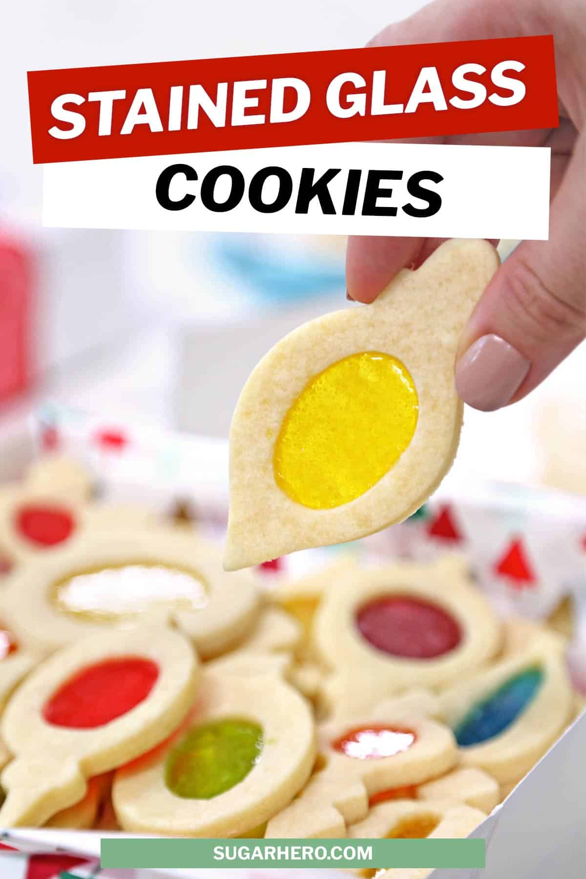 Stained Glass Cookies - SugarHero