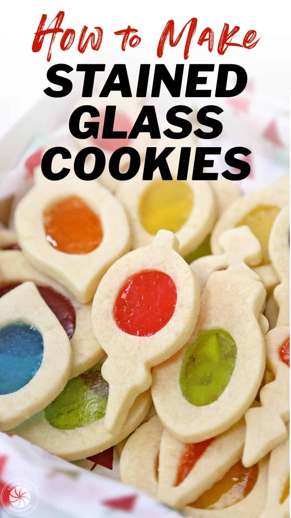 Stained Glass Cookies - SugarHero