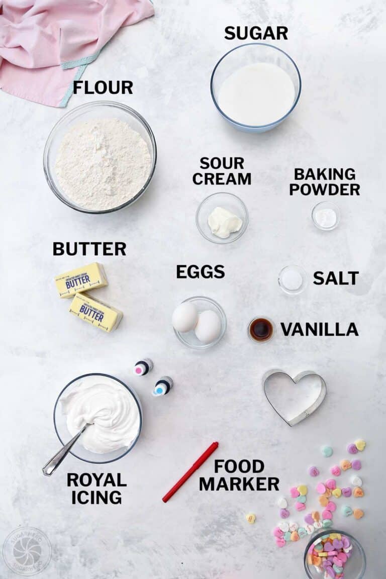 Conversation Heart Sugar Cookies - SugarHero