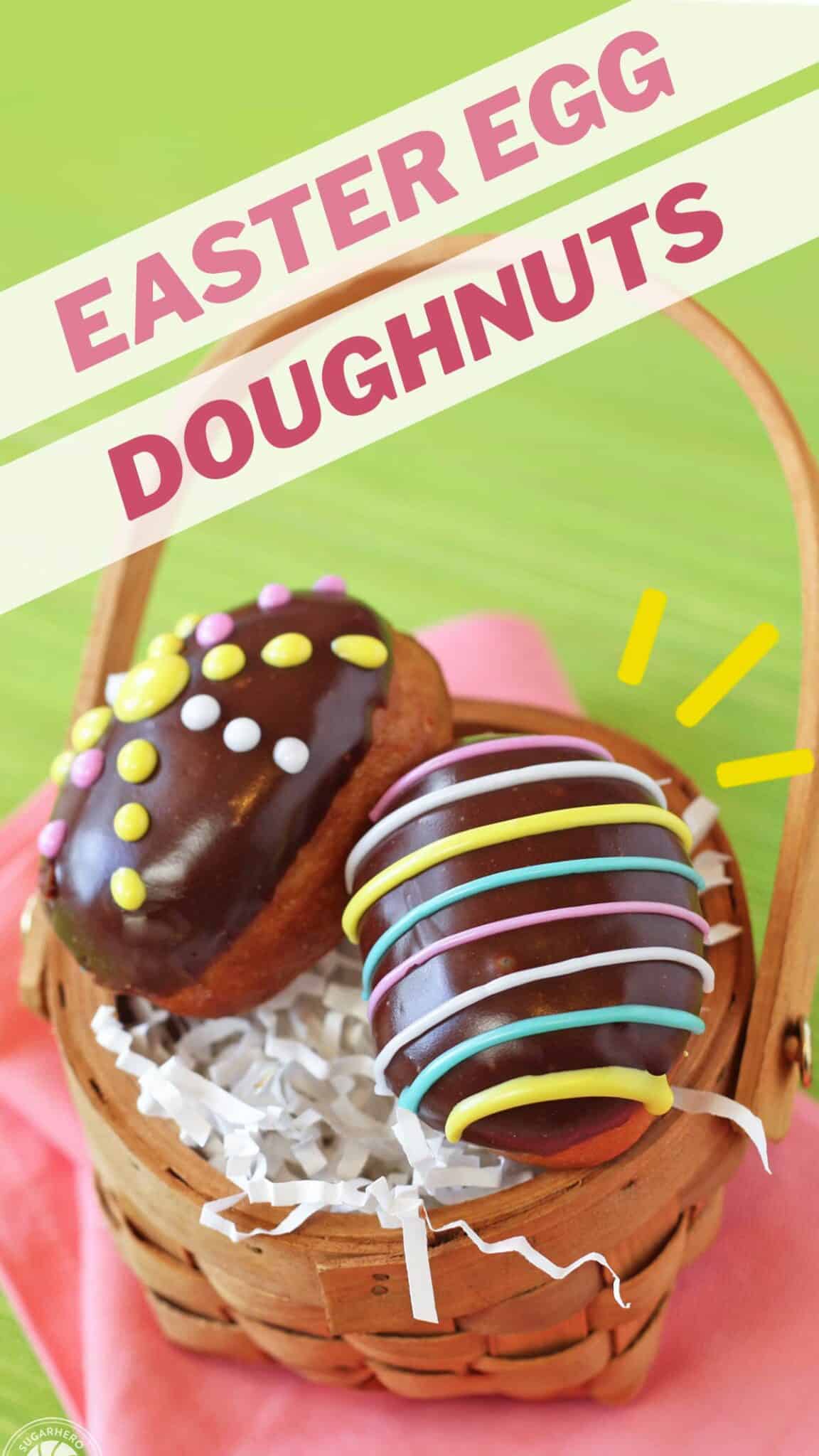 Easter Egg Doughnuts - SugarHero