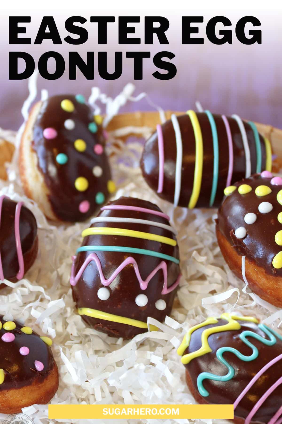 Easter Egg Doughnuts - SugarHero