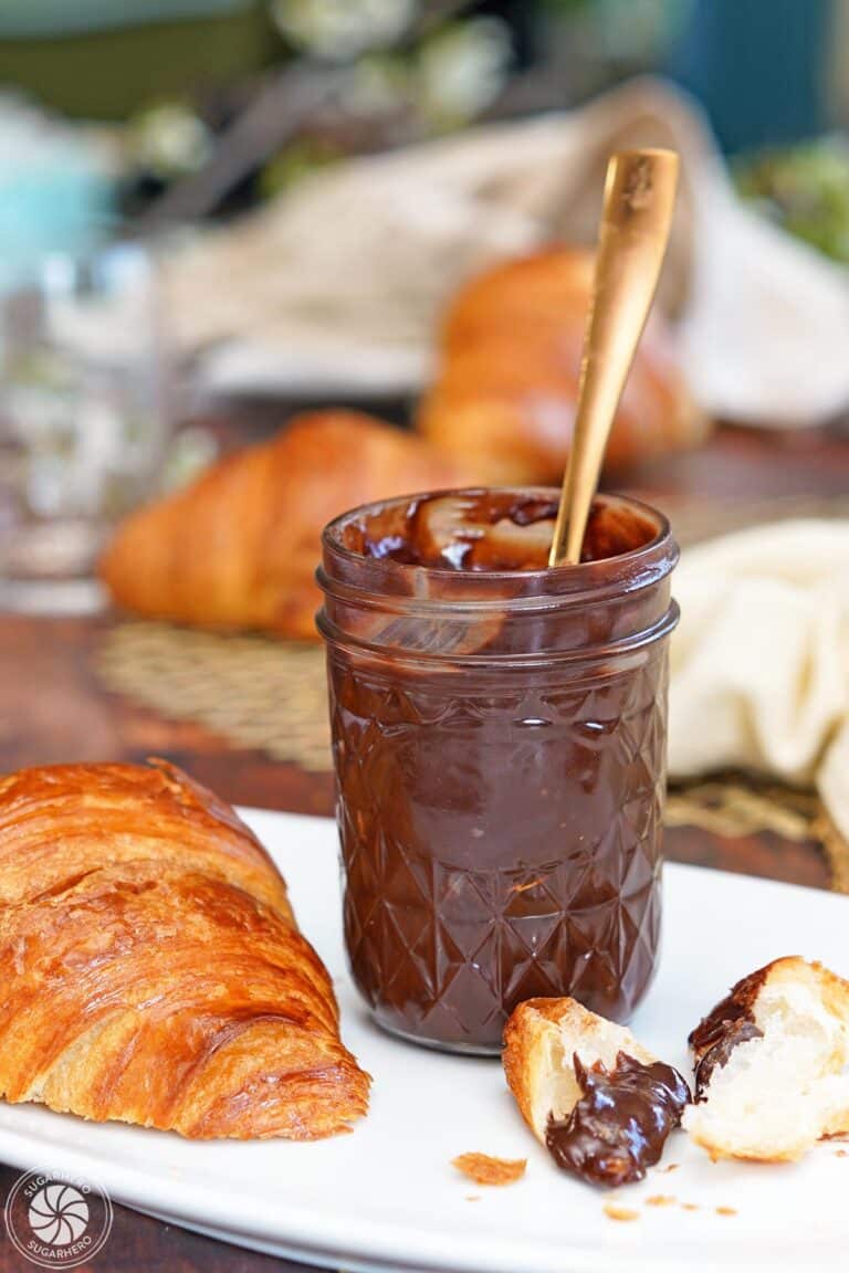 Dairy-Free Coconut Chocolate Spread - SugarHero