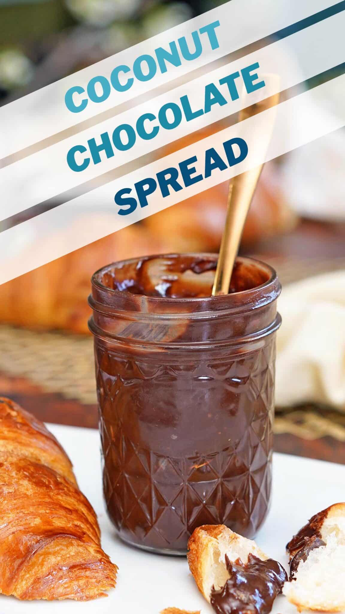 Dairy-Free Coconut Chocolate Spread - SugarHero