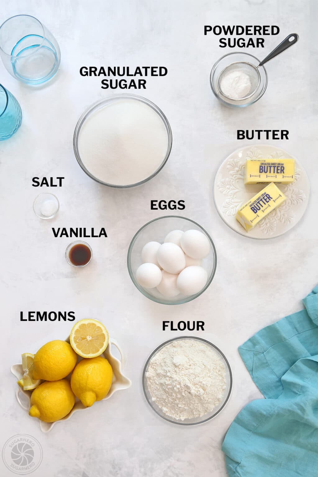 Lemon Bars Recipe - SugarHero