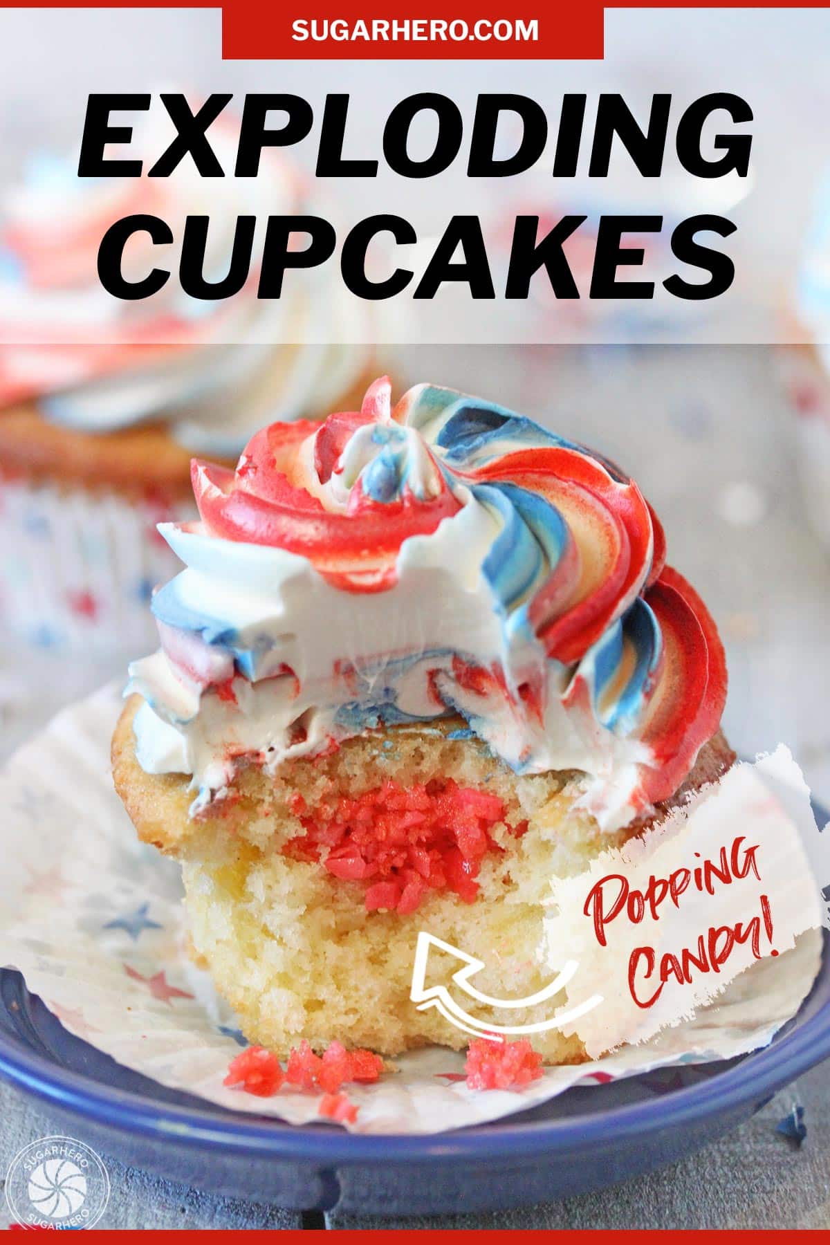 Exploding Cupcakes - SugarHero