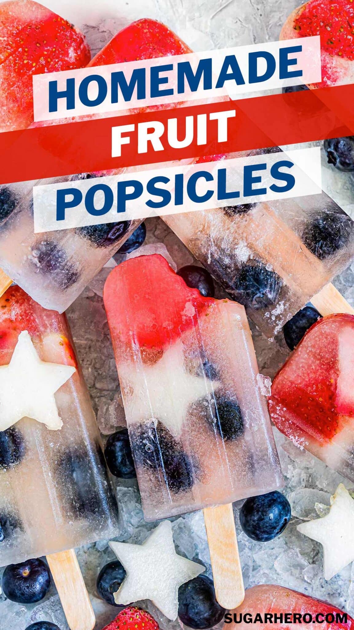 Homemade Fruit Popsicles - SugarHero