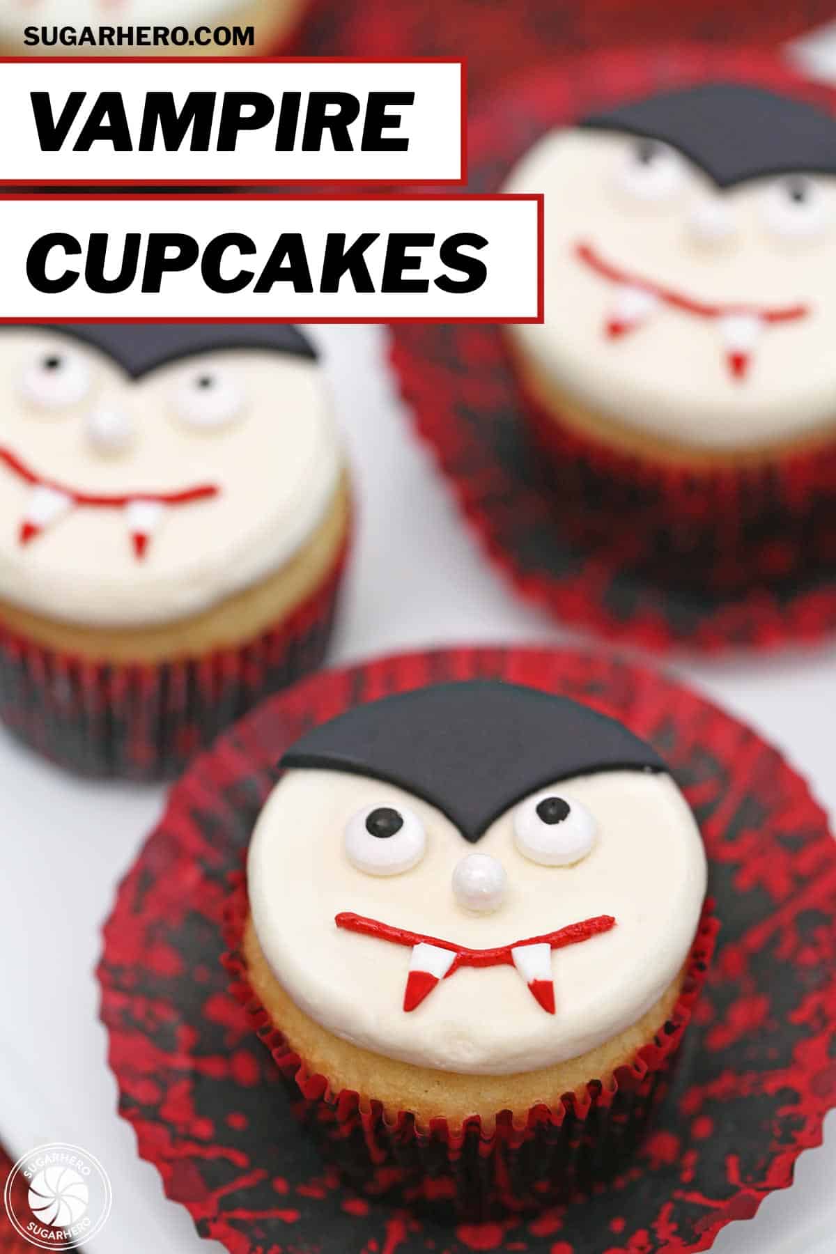 Vampire Cupcakes - SugarHero