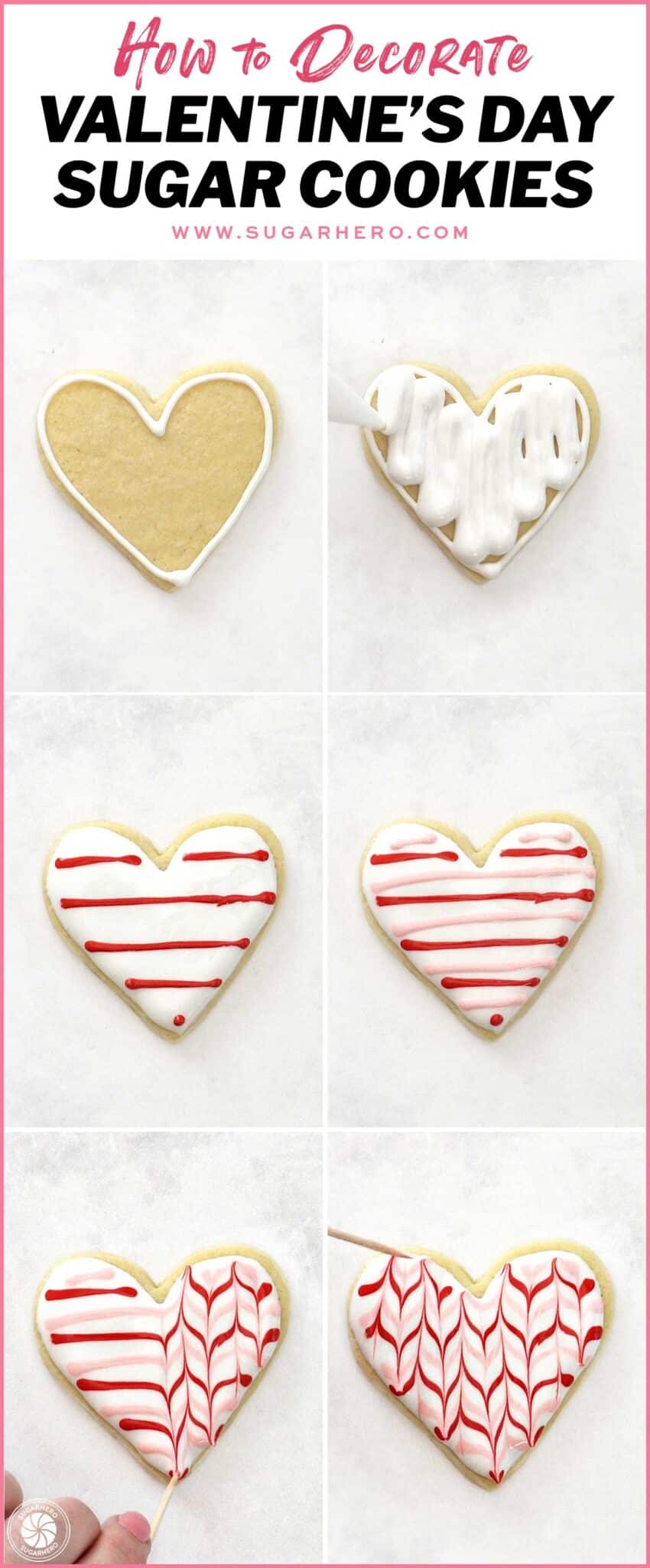 Valentine's Day Sugar Cookies - SugarHero