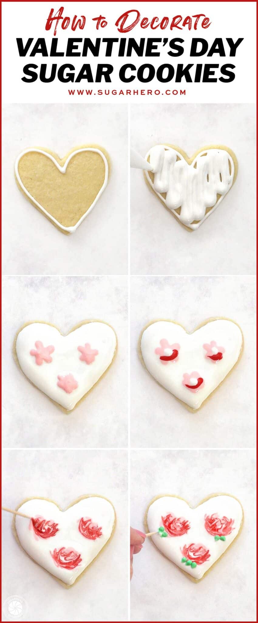 Valentine's Day Sugar Cookies - SugarHero