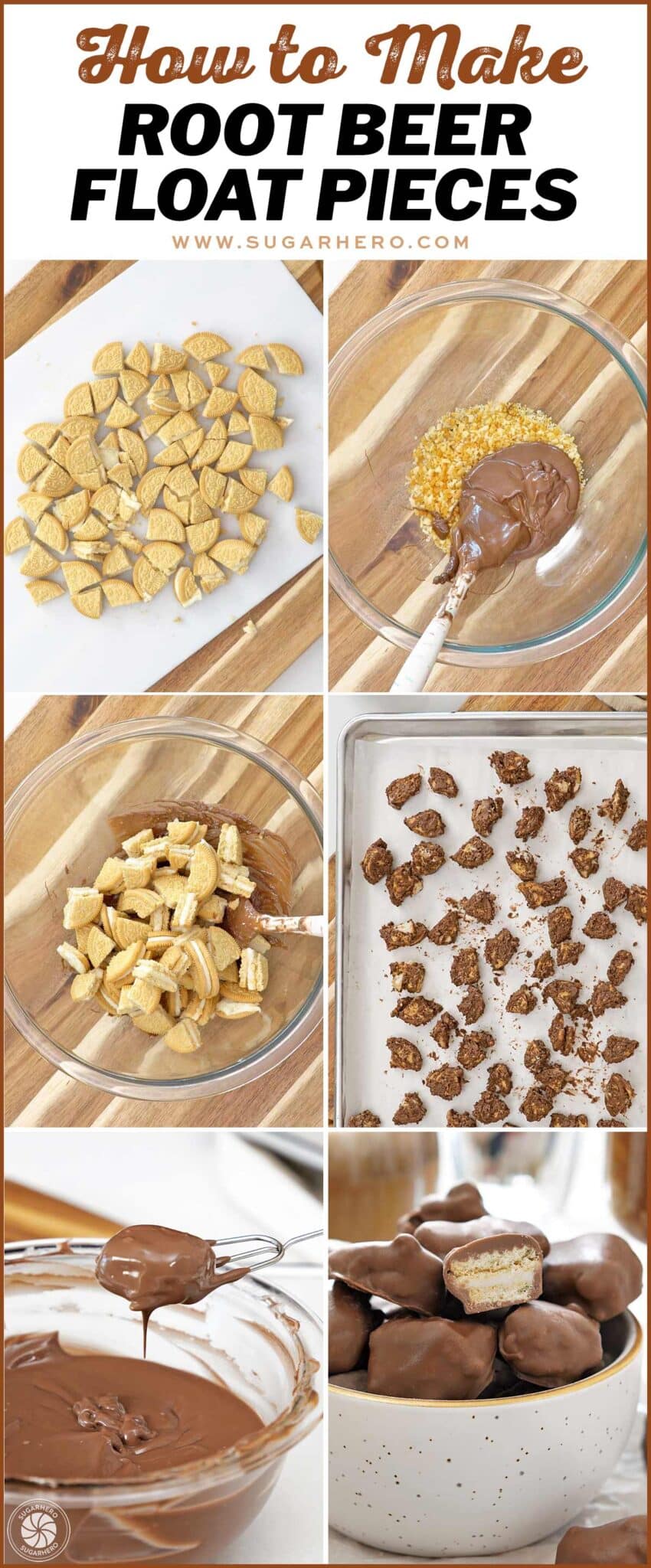 Root Beer Float Pieces (Copycat Recipe) - SugarHero