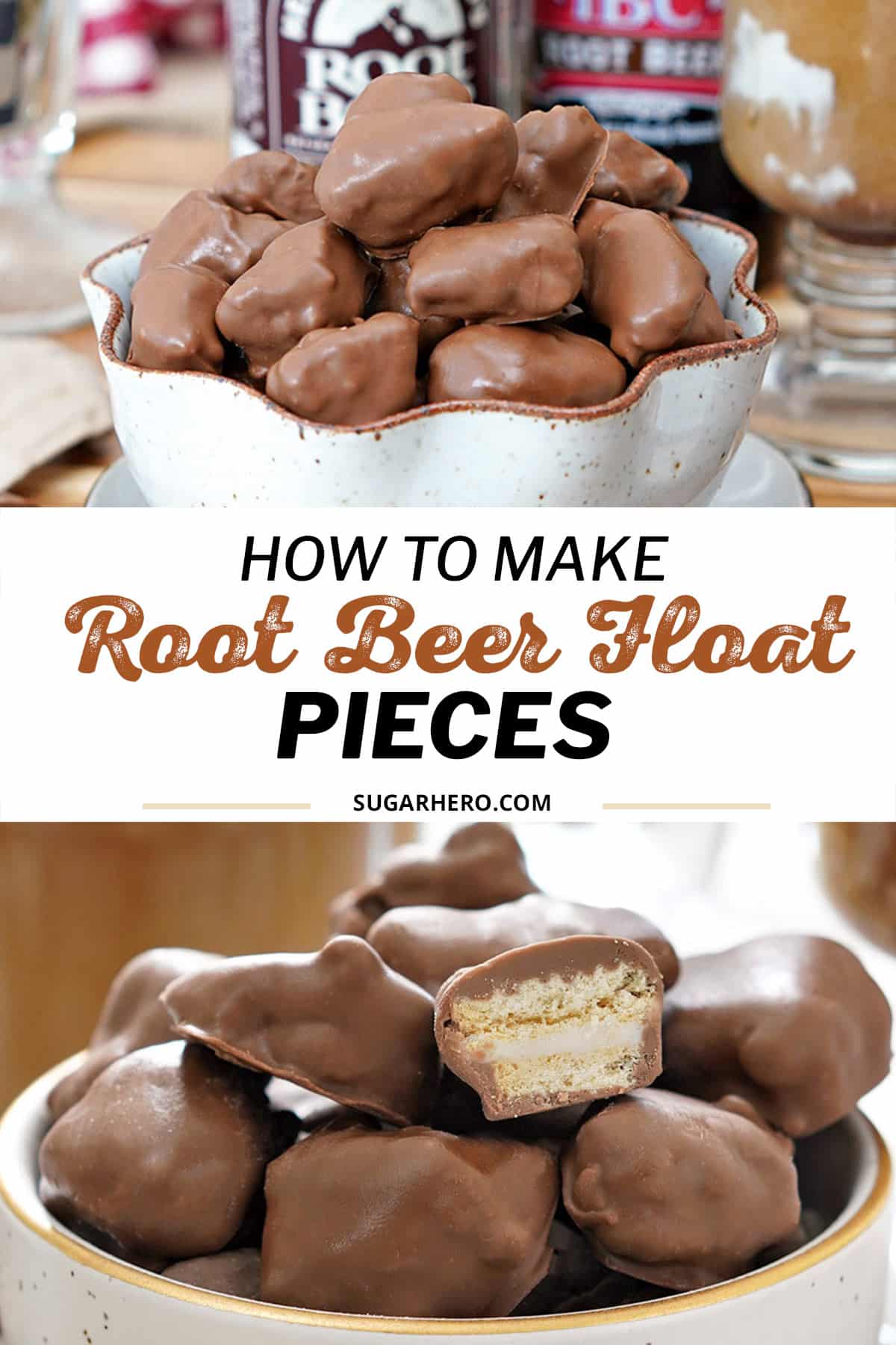 Root Beer Float Pieces (Copycat Recipe) - SugarHero