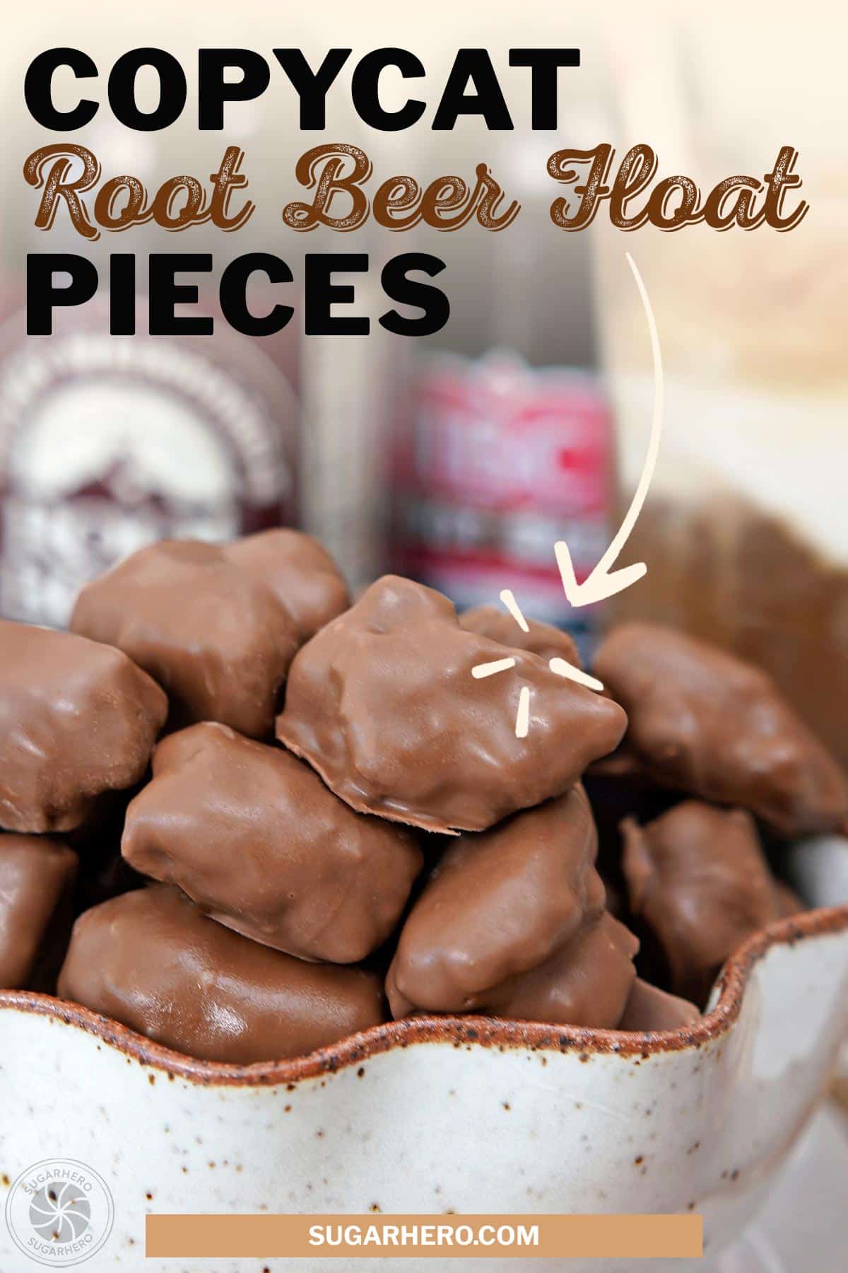 Root Beer Float Pieces (Copycat Recipe) - SugarHero