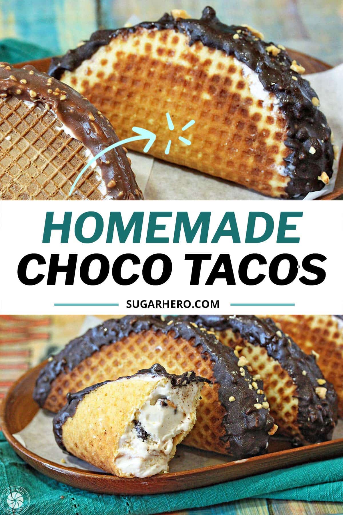 Homemade Choco Tacos - SugarHero