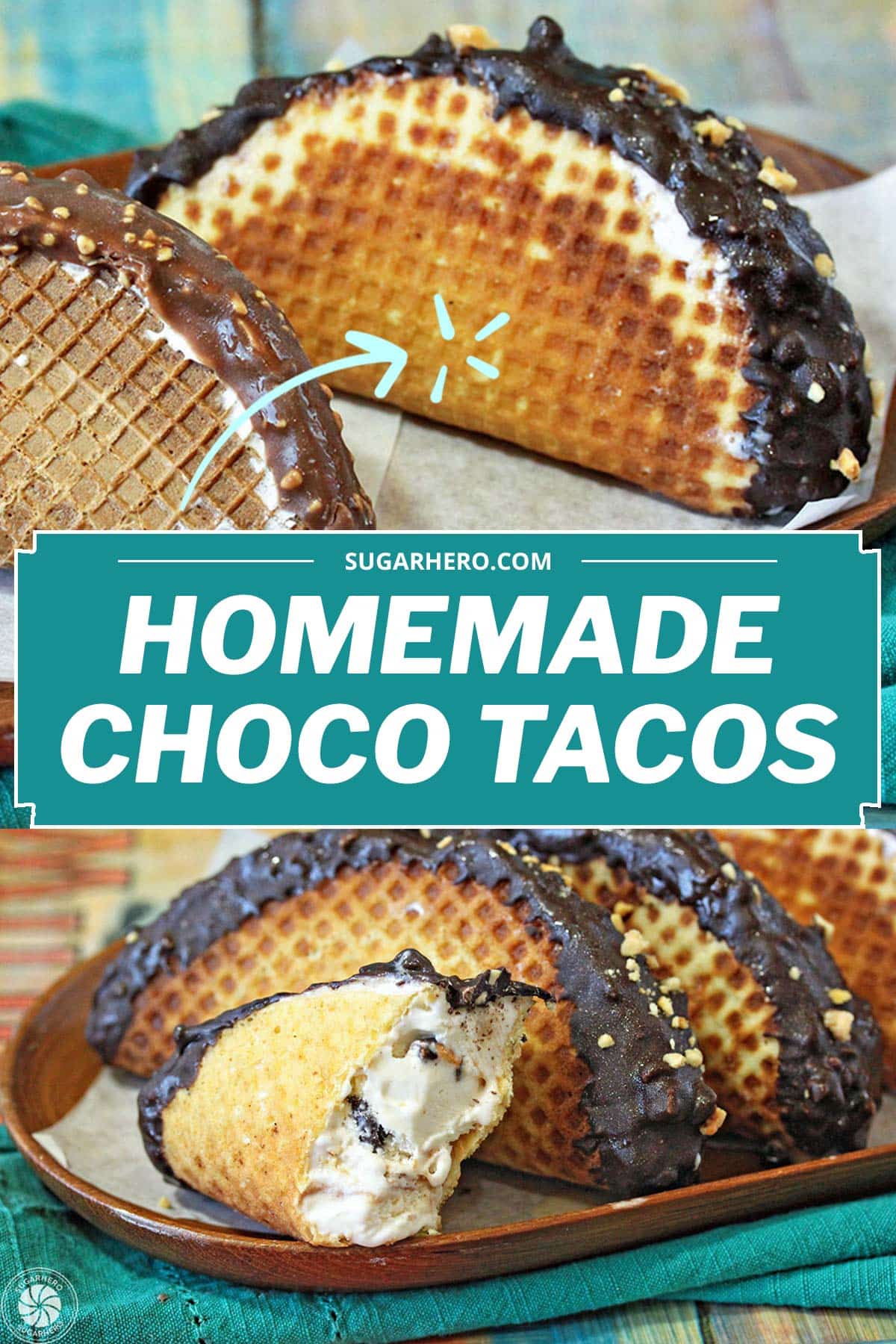 Homemade Choco Tacos - SugarHero