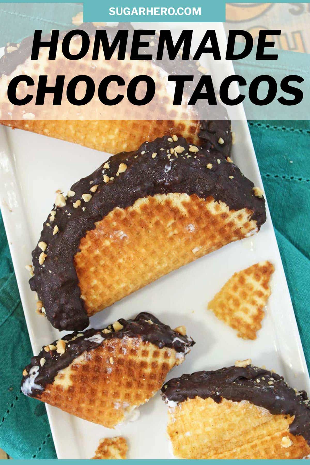 Homemade Choco Tacos - SugarHero