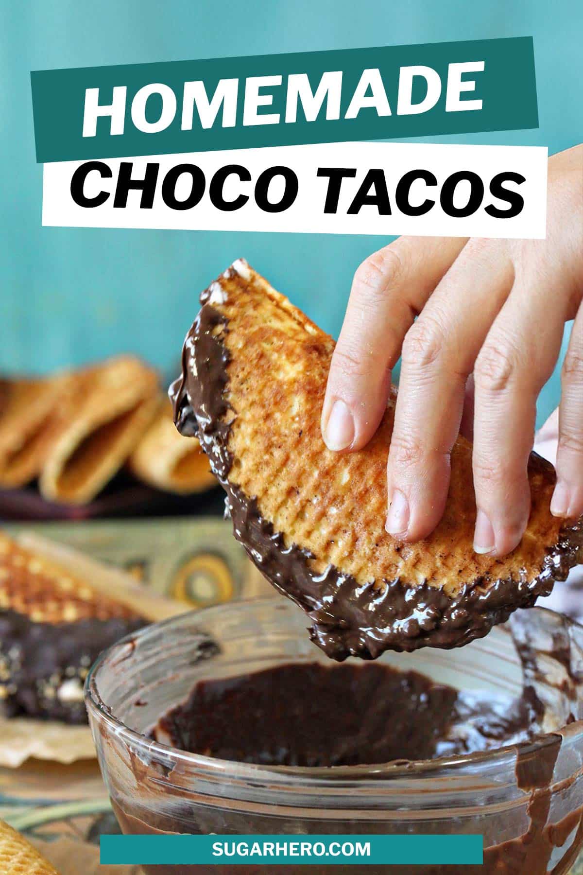 Homemade Choco Tacos - SugarHero