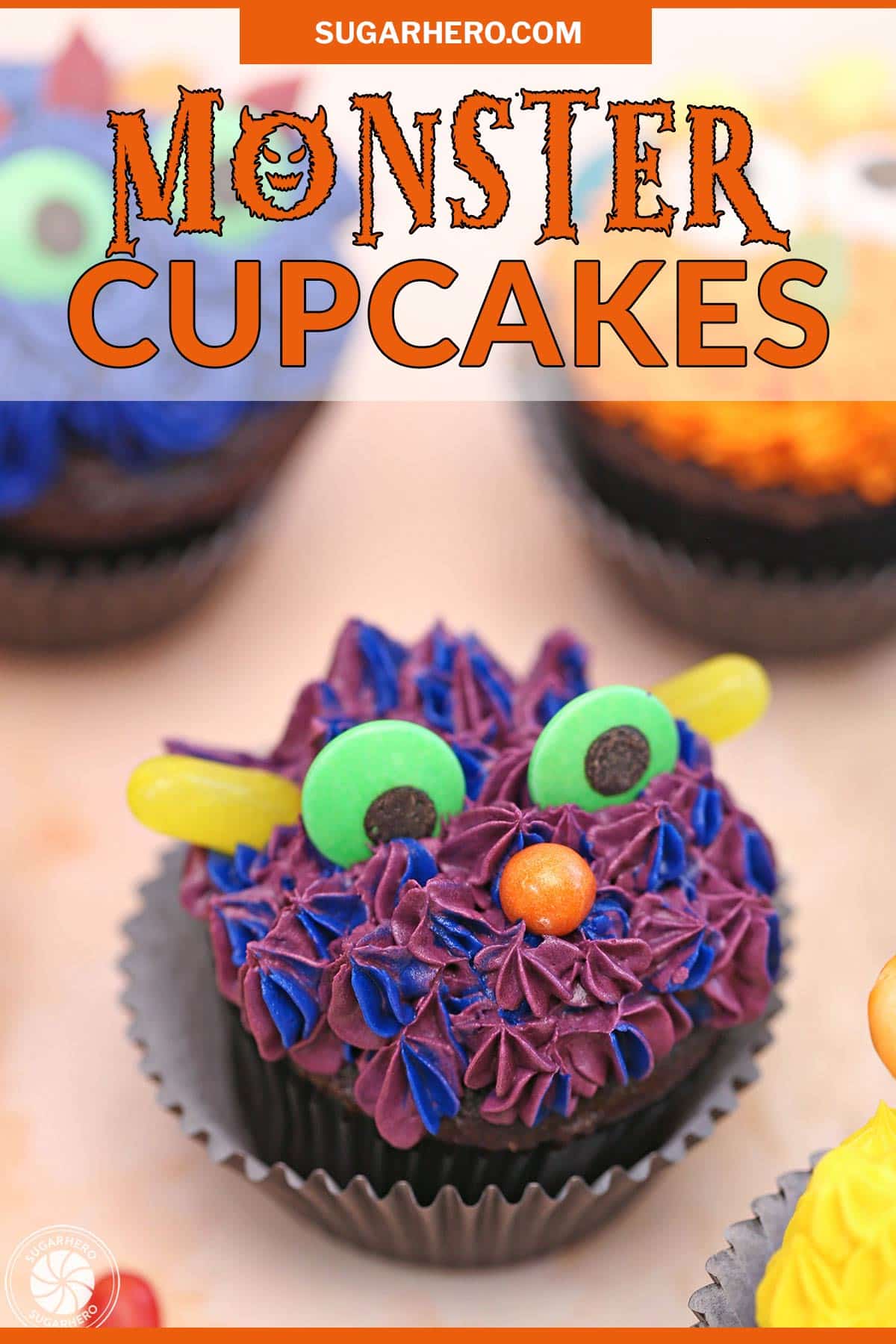 Monster Cupcakes - SugarHero