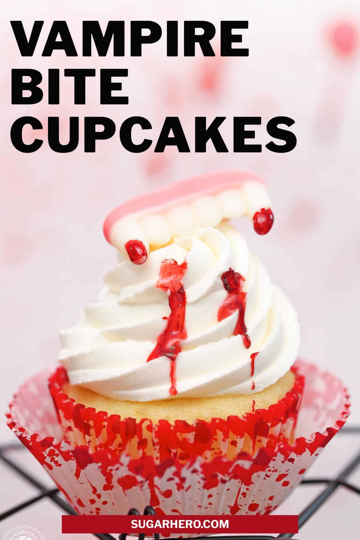 Vampire Bite Cupcakes - SugarHero